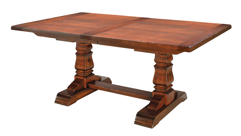 Provincial Cottage Extension Dining Table with Breadboard Ends