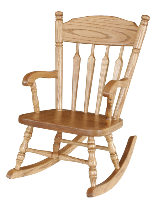 Kid's Post Type Plain Rocker | Amish Furniture Factory