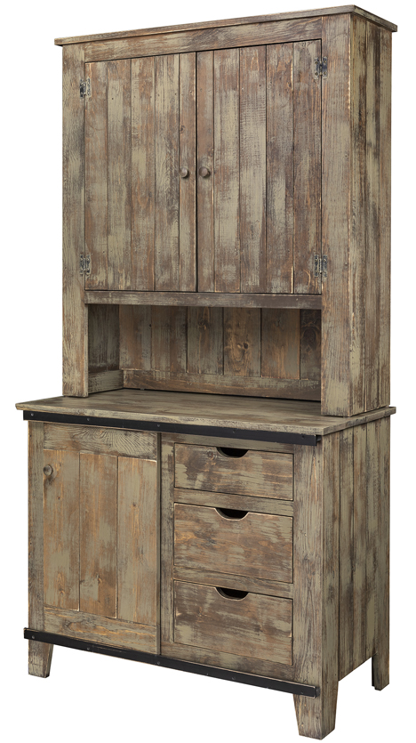 Gold Mine Eagle River Hutch with 2 Adjustable Shelves