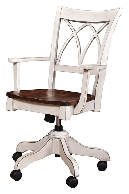 Double X Back Desk Chair