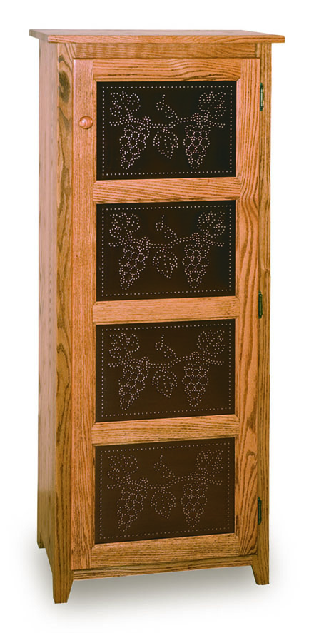 Classic 22\" Pie Safe with Metal Inserts Door