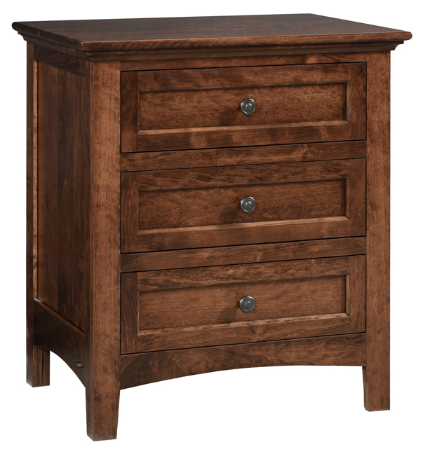 Albany 3 Drawer Night Stand