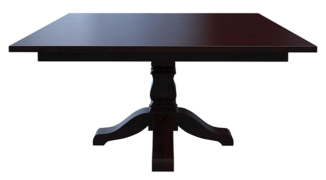Square Tulip Single Pedestal Dining Table
