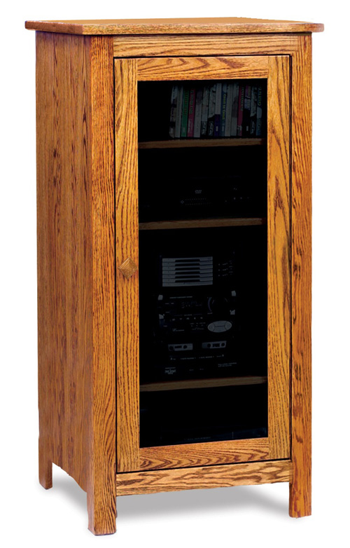 Amish Stereo Cabinet | Stereo Shelves