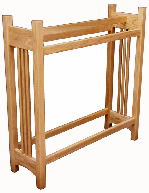 Amish Bedroom Quilt Racks & Clamps | Amish Furniture Factory