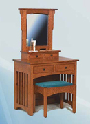 Amish Dressing Tables | Amish Furniture Factory