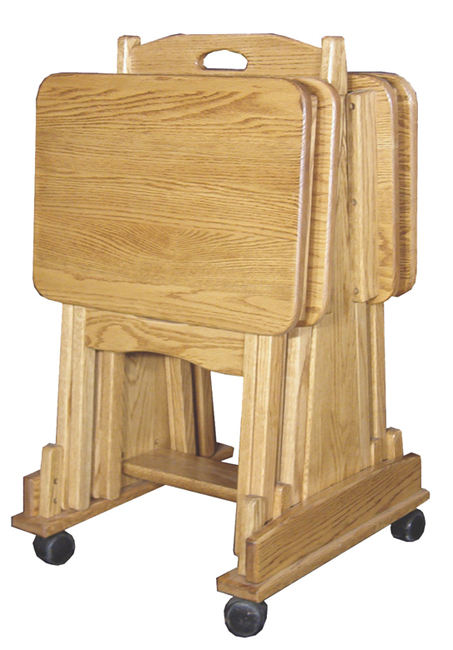Amish Dining Carts & Serving Trays | Amish Furniture Factory