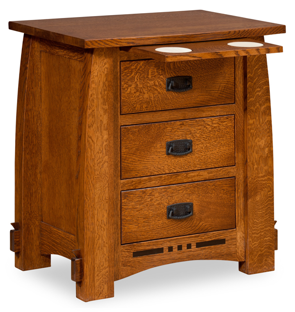 Colebrook 30" 3 Drawer Nightstand