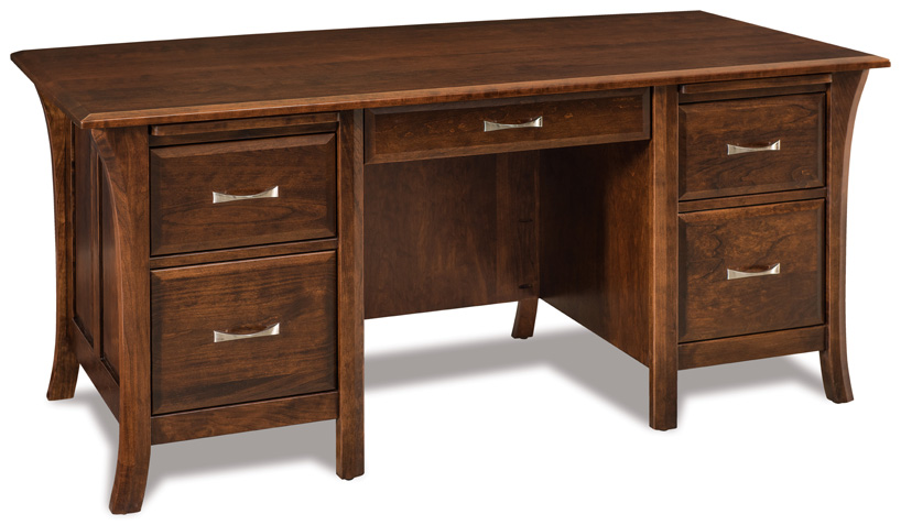 Ensenada 5 Drawer Desk with Unfinished Back