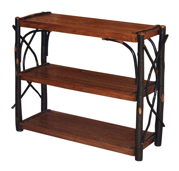 Hickory 3 Shelf Stand