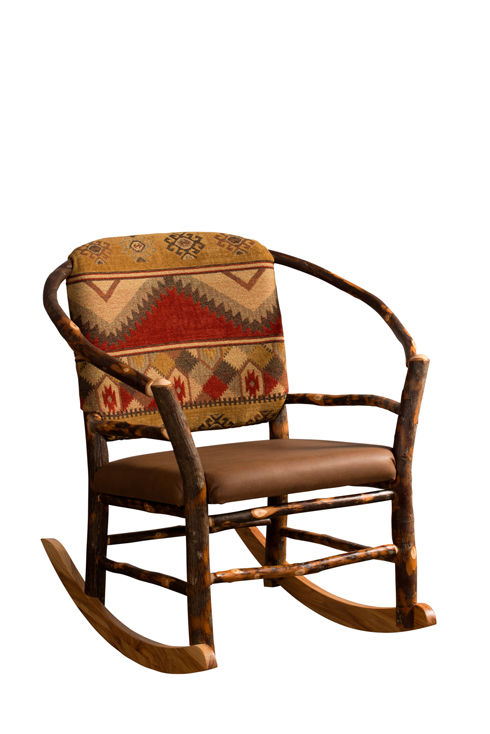 Hoop Chair Rocker with Fabric