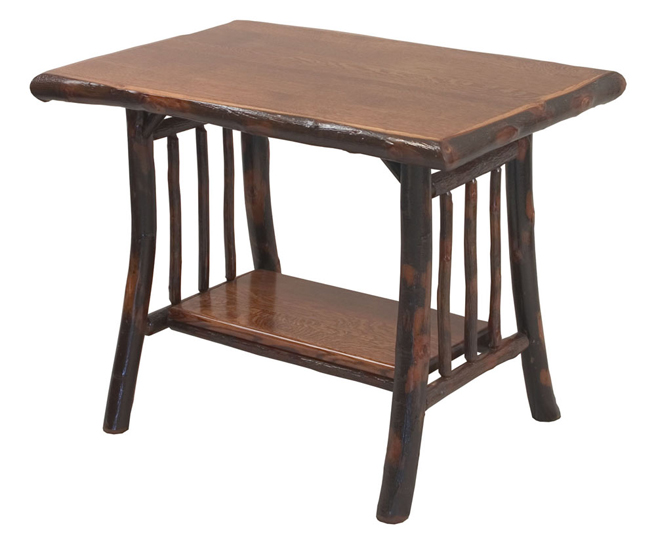 Noble Collection Library Table in Hickory