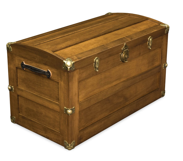 Trunk with Rounded Lid Chest | Amish Furniture Factory