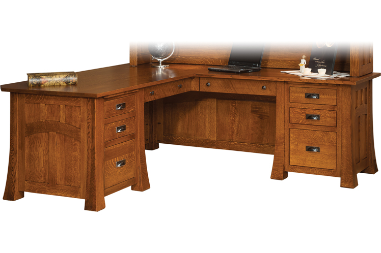 Bridgefort Mission 74\" Corner Desk