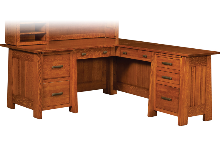 Freemont Mission 66\" Corner Desk