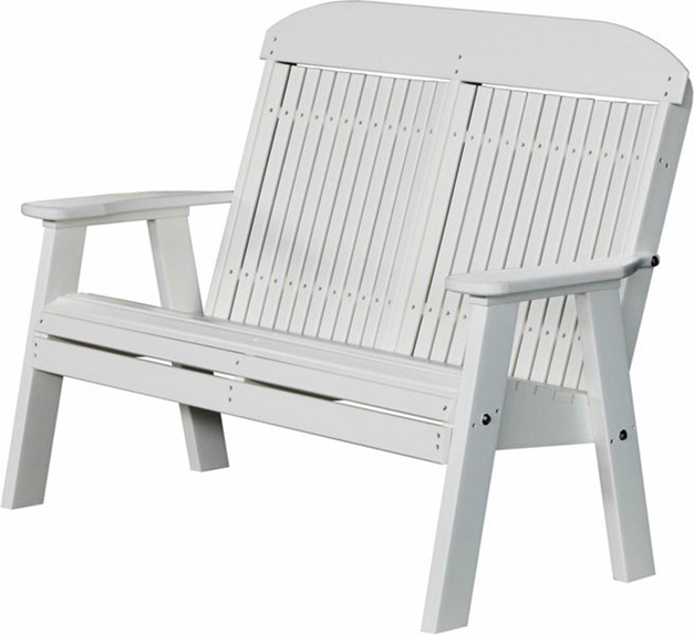 4' Classic Poly Vinyl Bench